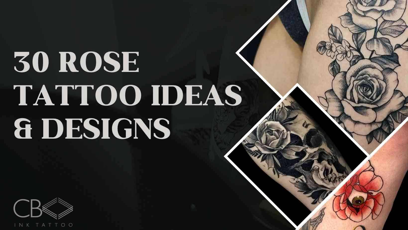 Easy Rose Tattoos