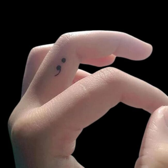 Semicolon Tattoo Meaning & Types Explained - CB Ink