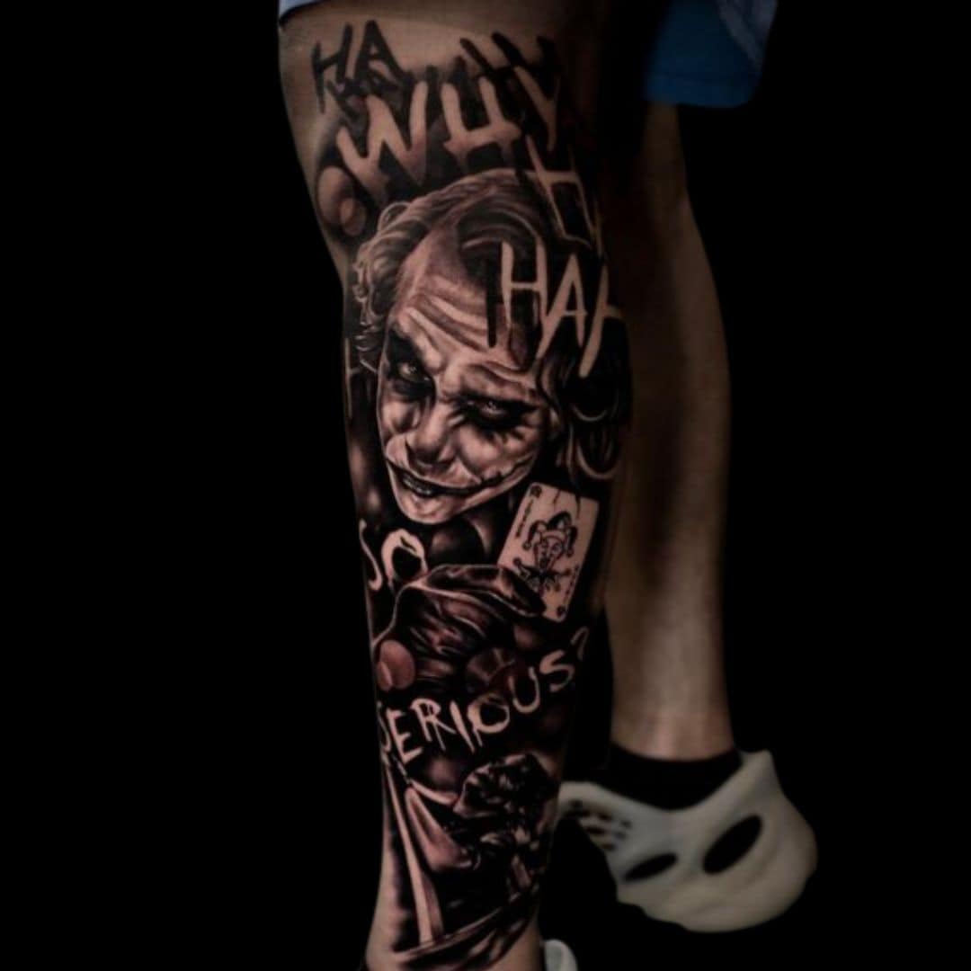 Joker Tattoo Meaning & Types Explained - CB Ink