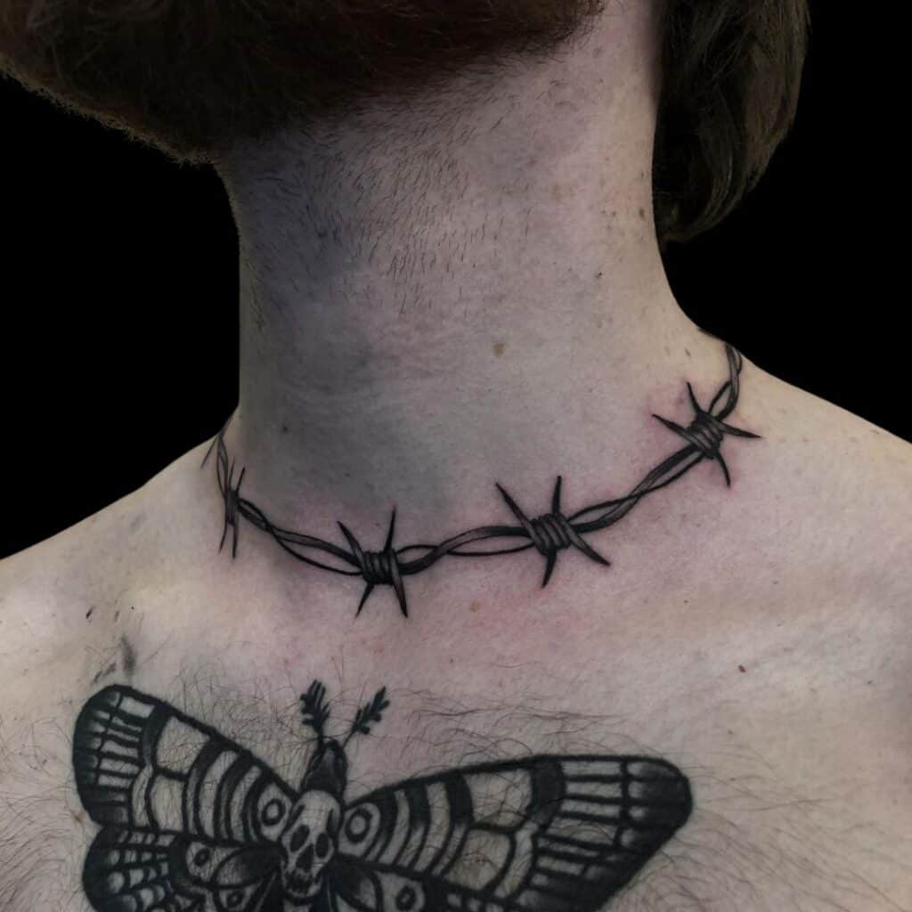 Barbed Wire Tattoo Meaning & Types Explained - CB Ink