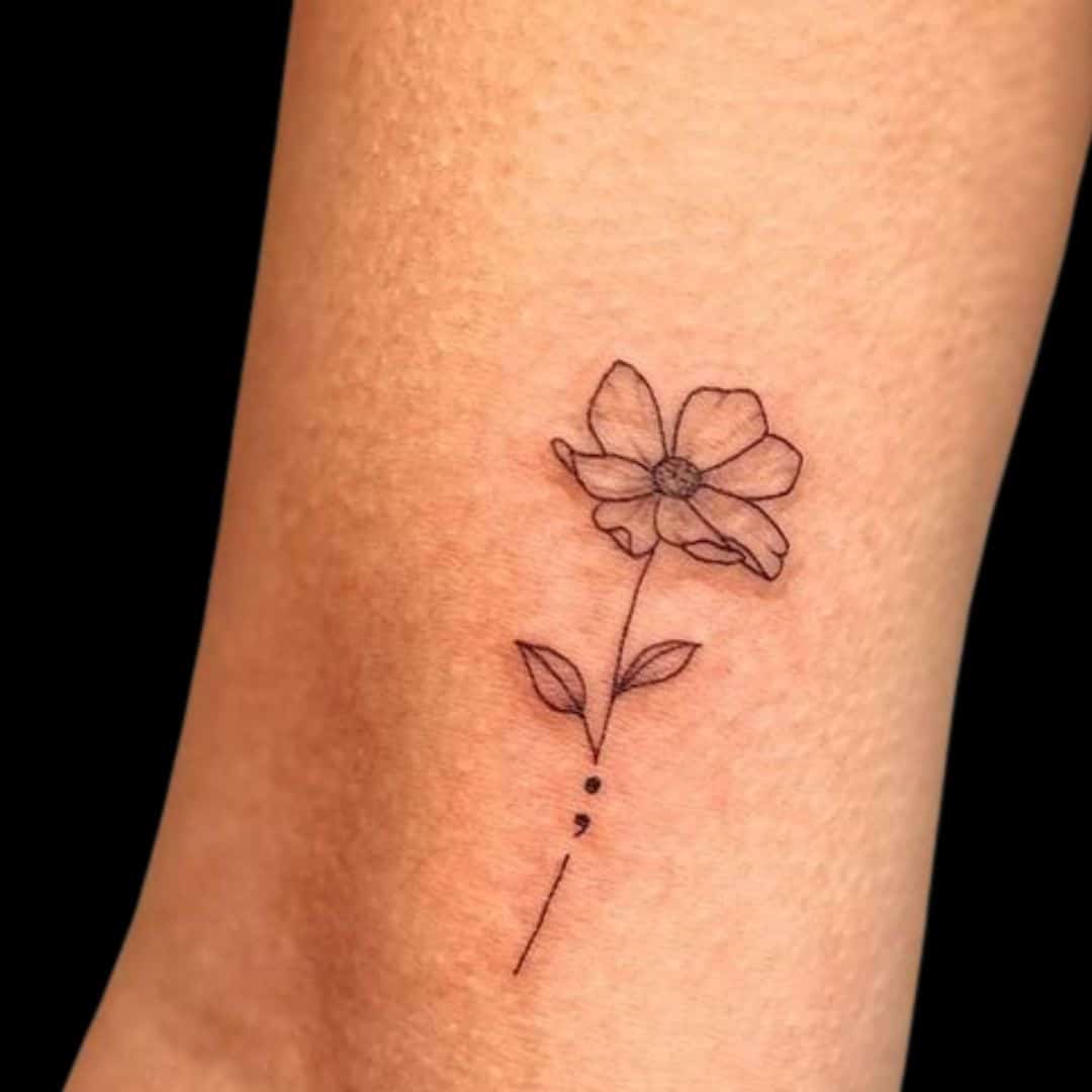 Semicolon Tattoo Meaning & Types Explained - CB Ink