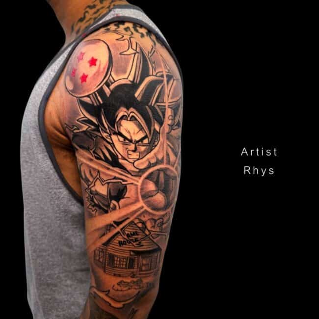 Dragon Ball Z Goku Tattoo