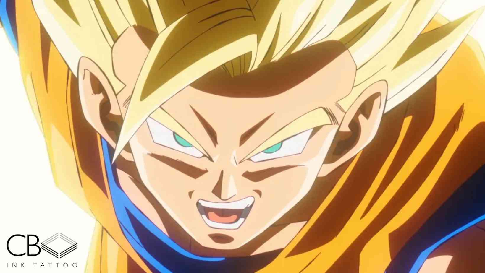 Goku Super Saiyan God Face
