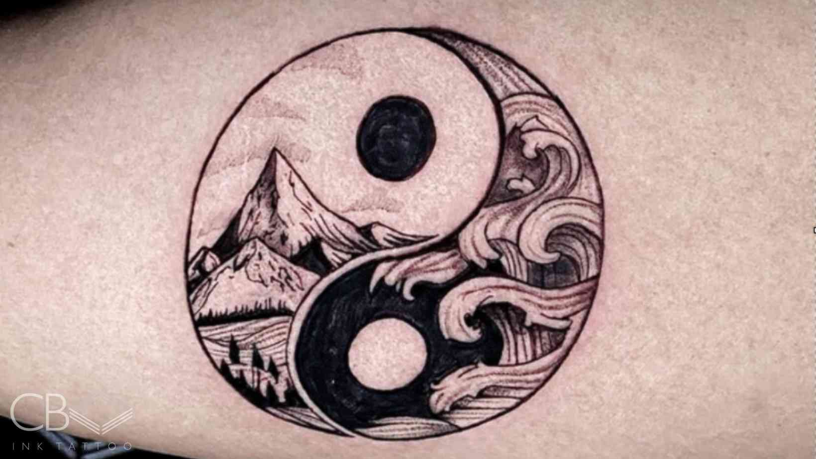 Yin Yang Circle Tattoos Yin Yang Tattoos Meaning | Yin Yang Paradise