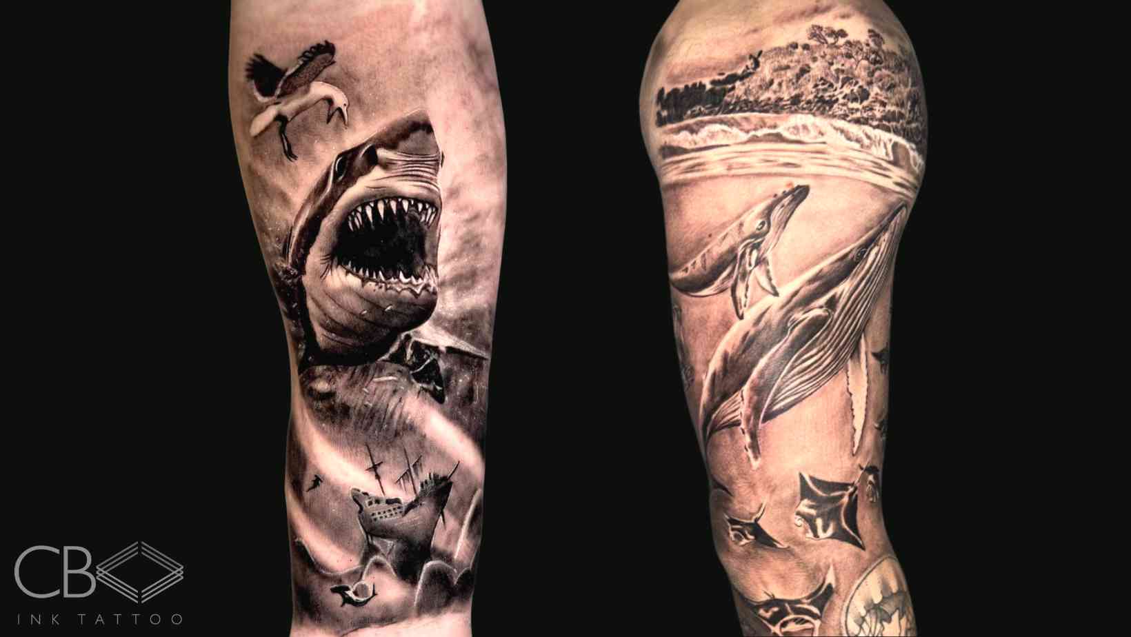 Ocean Sea Creature Tattoos